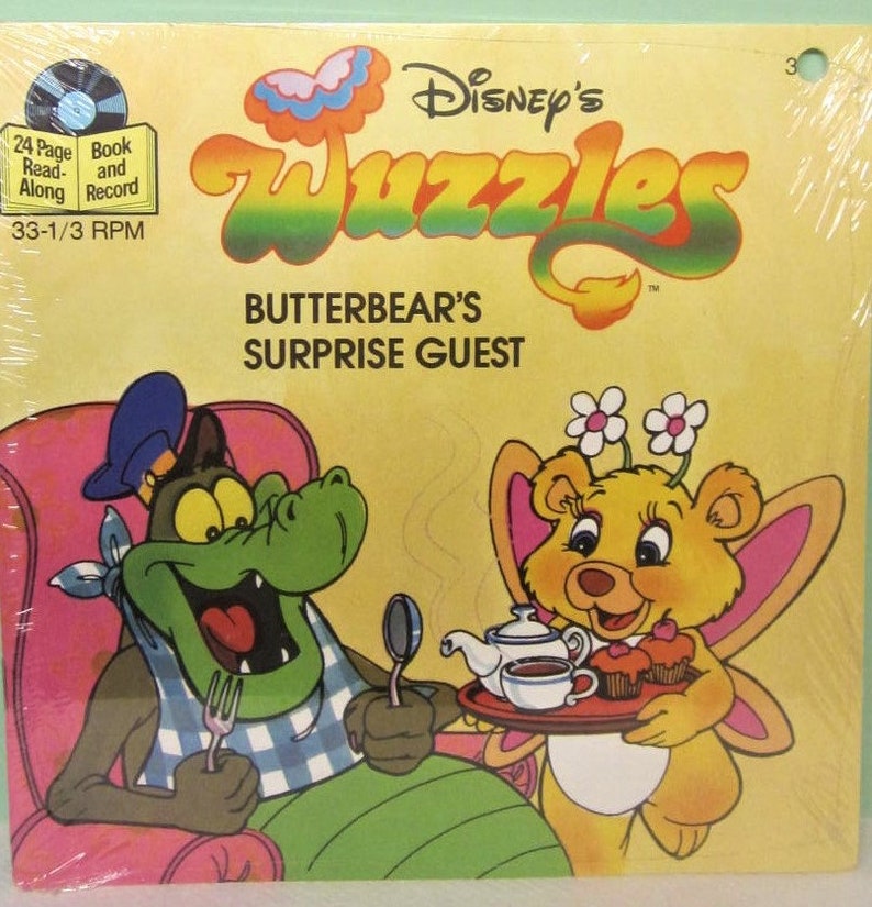 Disney's Wuzzles Record Rare 45 RPM Butterbear's - Etsy