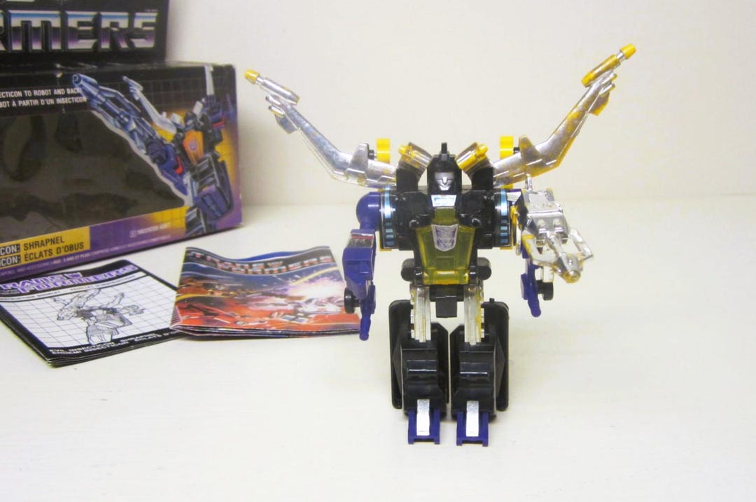 G1 Transformer Shrapnel With Box & Accessories 1985 Hasbro Takara ...
