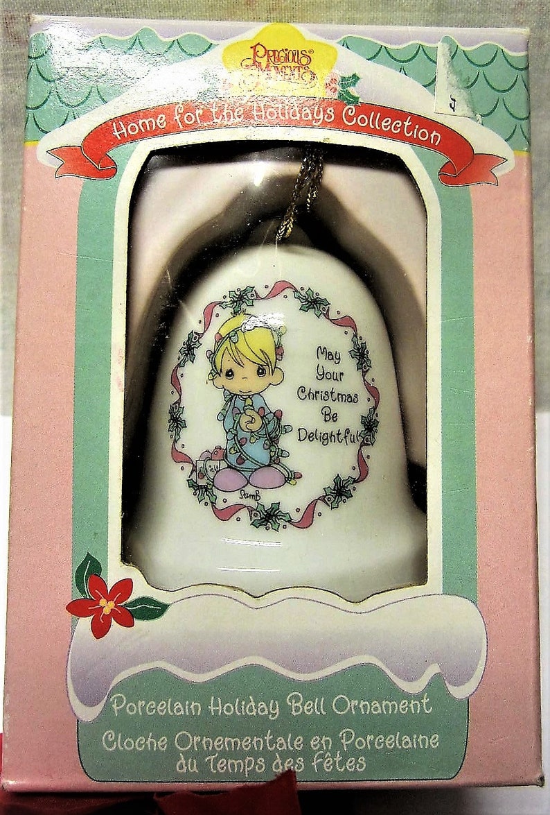 Precious Moments Bell Ornament 1996 in Box Enesco Porcelain - Etsy