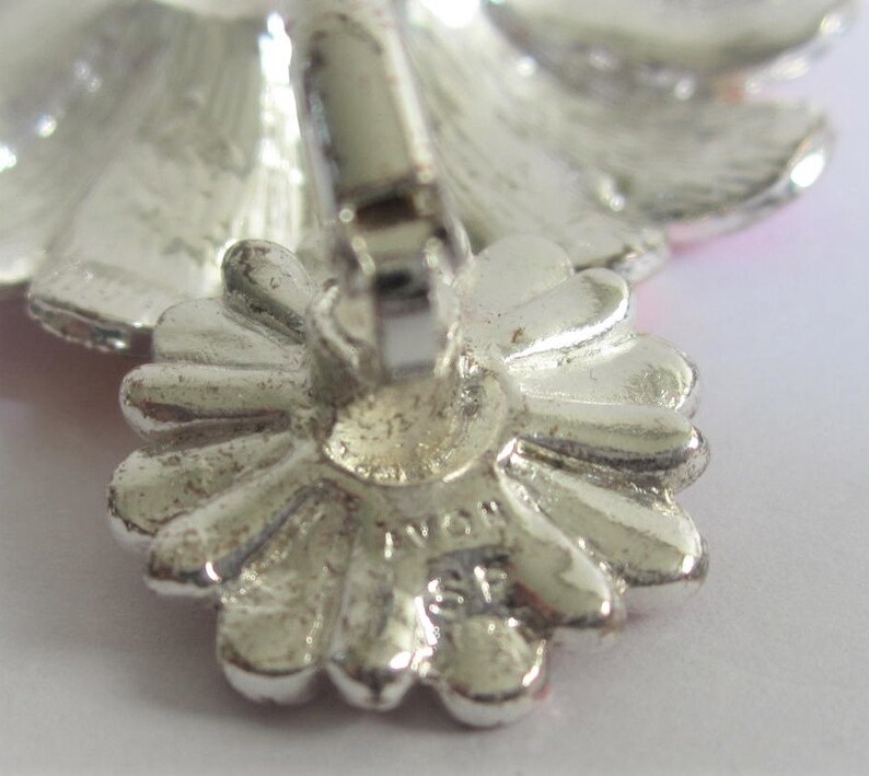 Avon Daisy Brooch Set Pink & Orange Flower Vintage Avon Enamel - Etsy