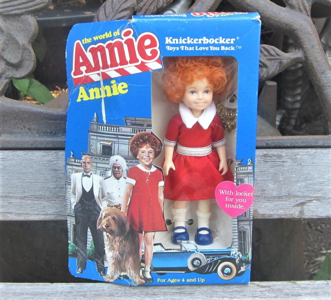 1982 the World of Annie Knickerbocker Annie Doll New in Box 80s Annie ...