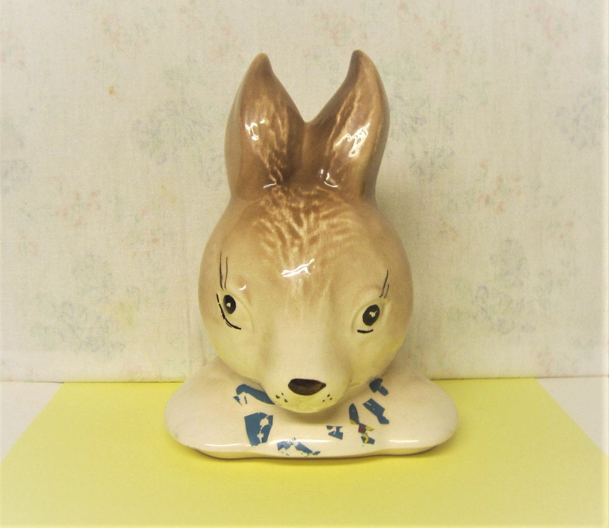 60s Ceramic Bunny Cookie Jar LID ONLY Mother Rabbit Lid - Etsy