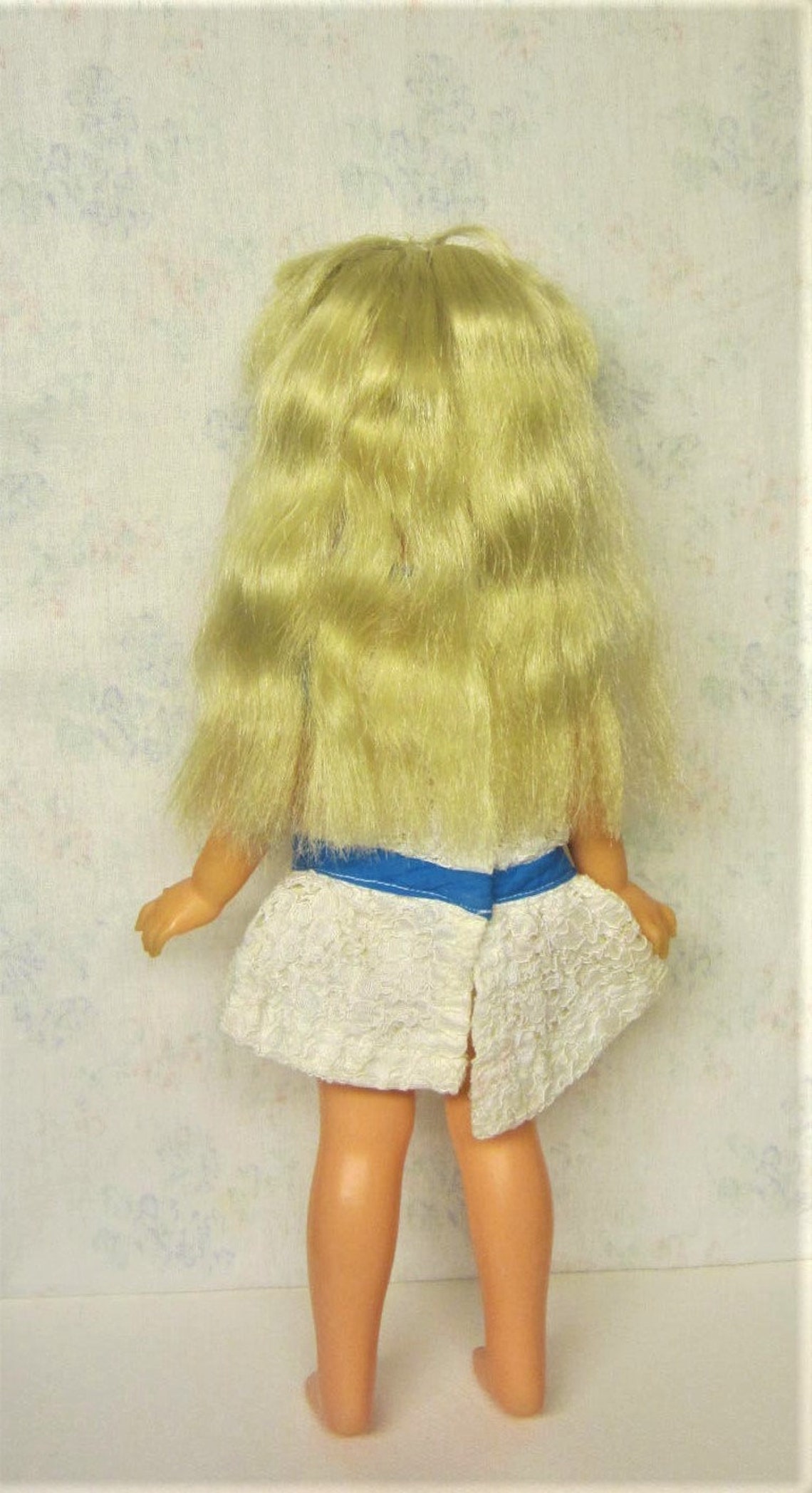 1970 Ideal Velvet Doll With Growing Hair White Lace Dress - Etsy Canada