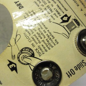 60s Button Covers Risdon Buttons on Card 23mm Buttons Self Made Vintage ...