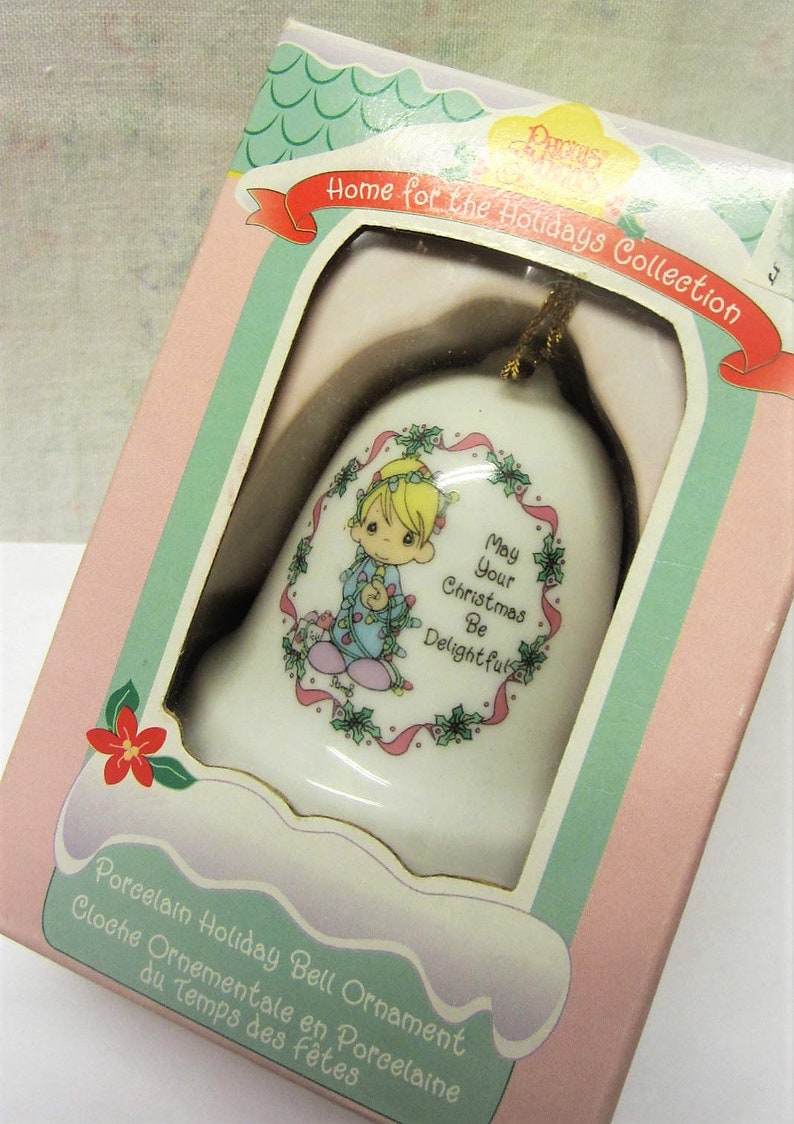 Precious Moments Bell Ornament 1996 in Box Enesco Porcelain - Etsy