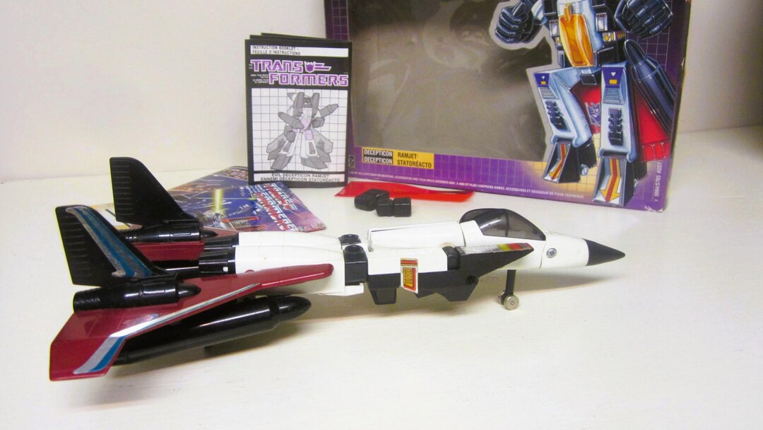 G1 Transformer Ramjet With Box & Accessories 1985 Hasbro Takara Ramjet ...