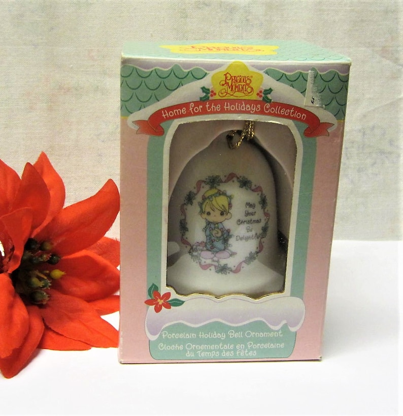 Precious Moments Bell Ornament 1996 in Box Enesco Porcelain - Etsy