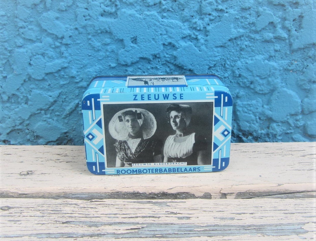 Dutch Candy Tin Zeeuwse Roomboter Babbelaars 50s Holland Tin Dutch ...
