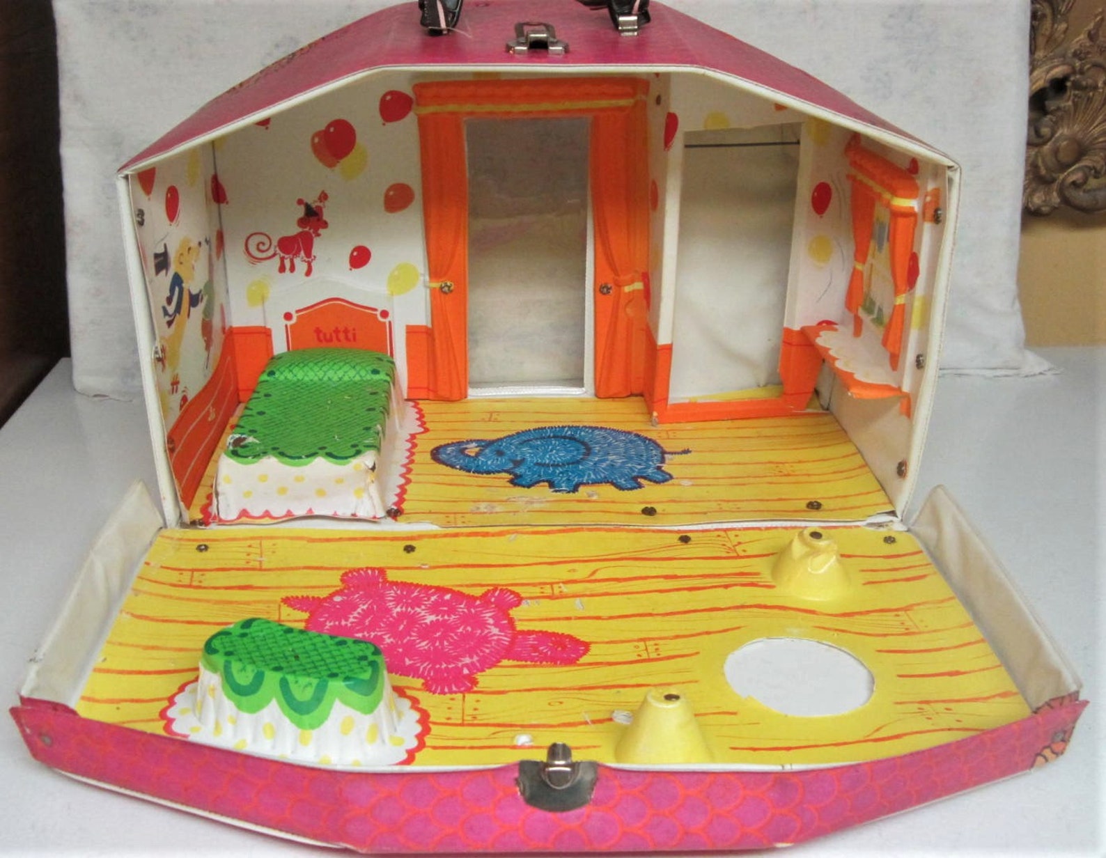 1965 Tutti Playhouse Mattel Tutti & Tod Doll House Case 60s | Etsy