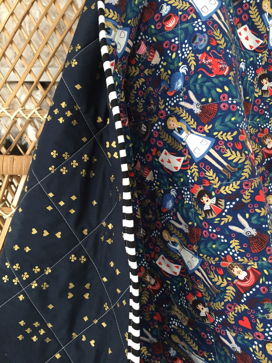 Rifle Paper Co Wonderland Quilt-modern Wholecloth Baby - Etsy