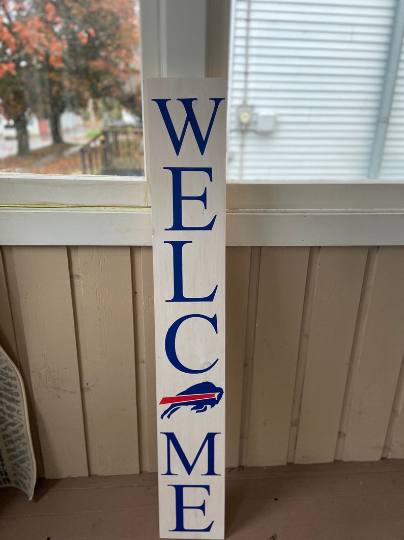 Buffalo Bills Welcome Sign Buffalo Bills Sign Football | Etsy
