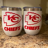 Chiefs Nation Wine Glass - Etsy