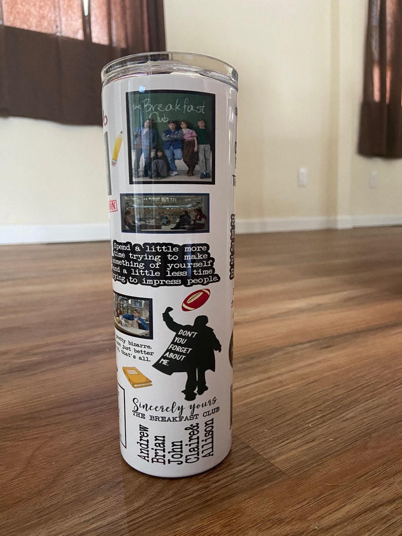 Breakfast Club Tumbler Collage Movie Cult Classic - Etsy