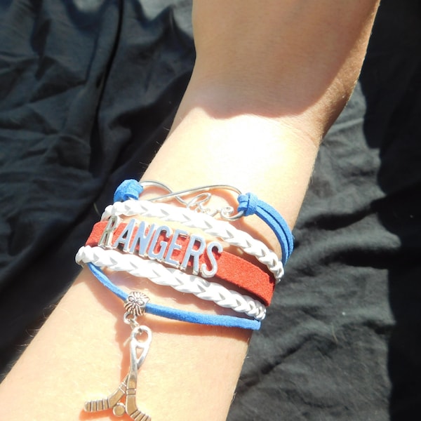 New York Rangers Bracelet - Etsy