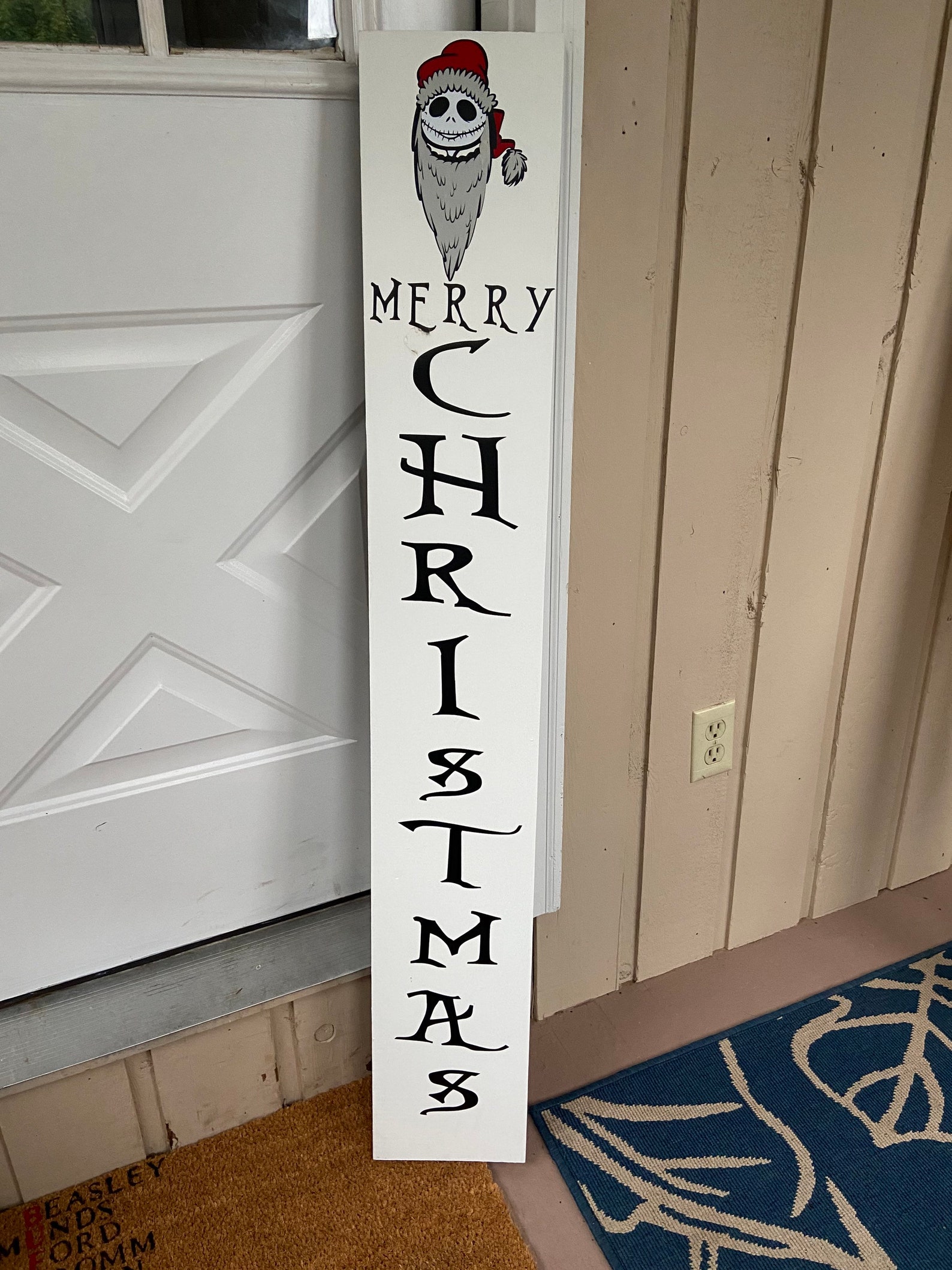 Nightmare Before Christmas Sign Merry Christmas Sign Jack | Etsy