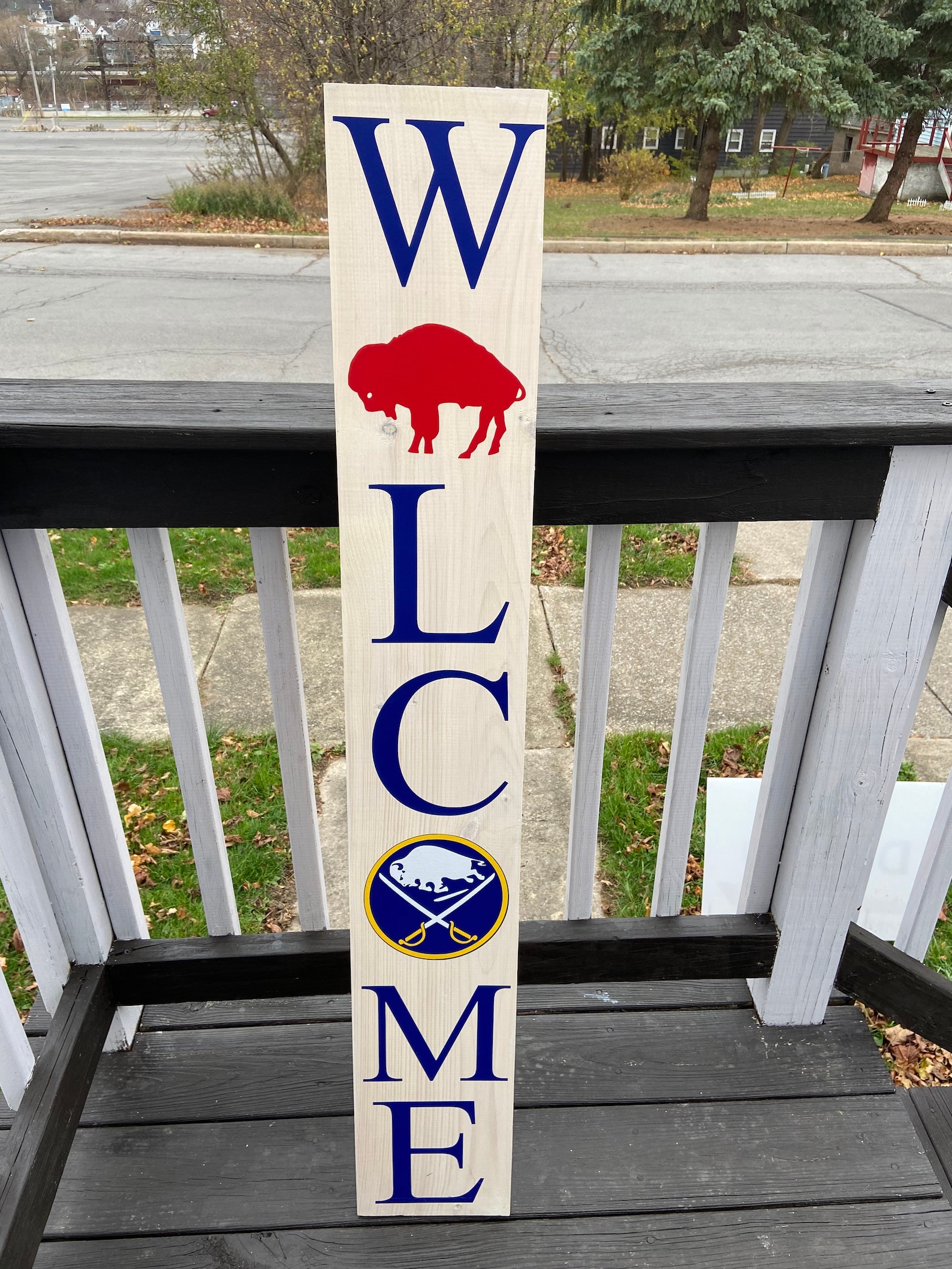 Buffalo Welcome Sign Buffalo Sabres Buffalo Bills | Etsy