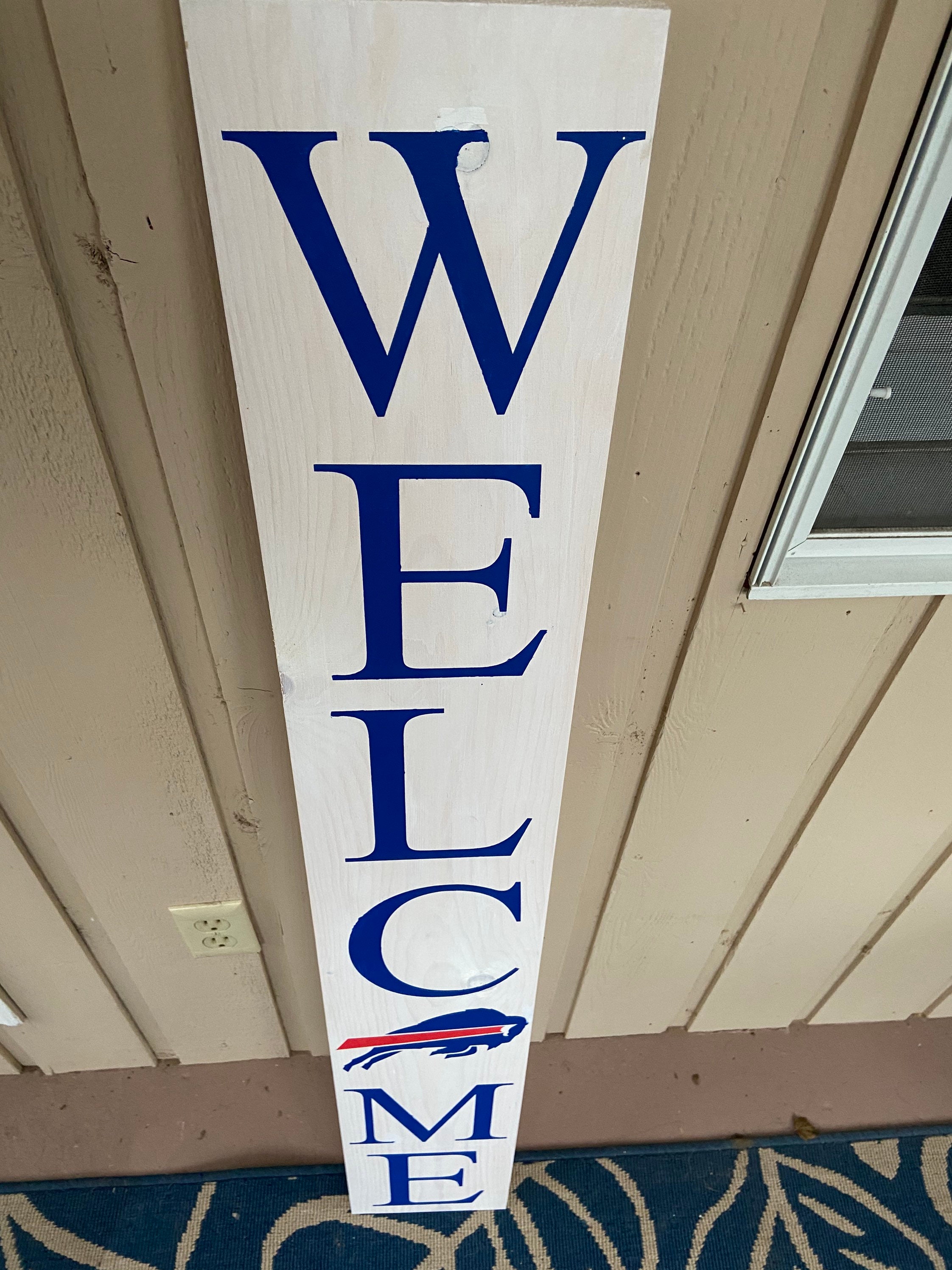 Buffalo Bills Welcome Sign | Buffalo Bills Sign | Football Sign ...
