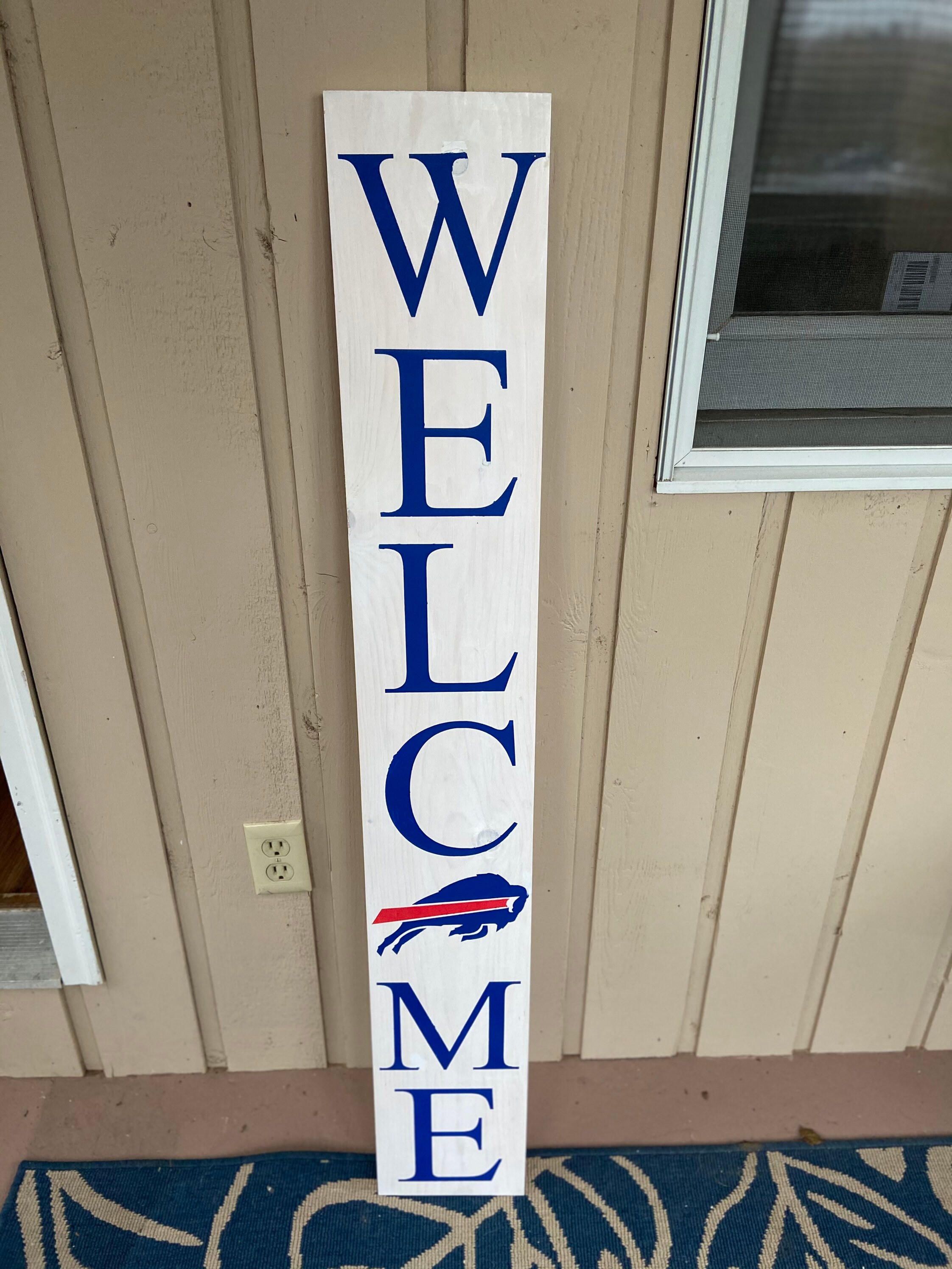 Buffalo Bills Welcome Sign | Buffalo Bills Sign | Football Sign ...