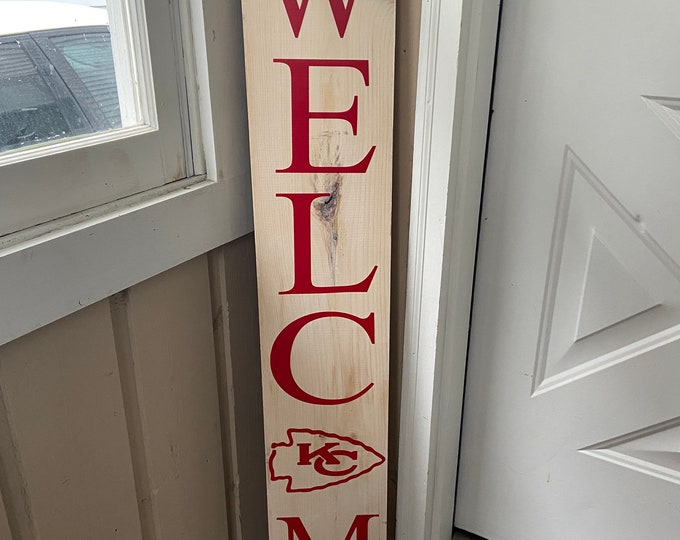 Kansas City Chiefs Sports Football Custom 24x18 DOUBLE SIDED Yard Sign ...