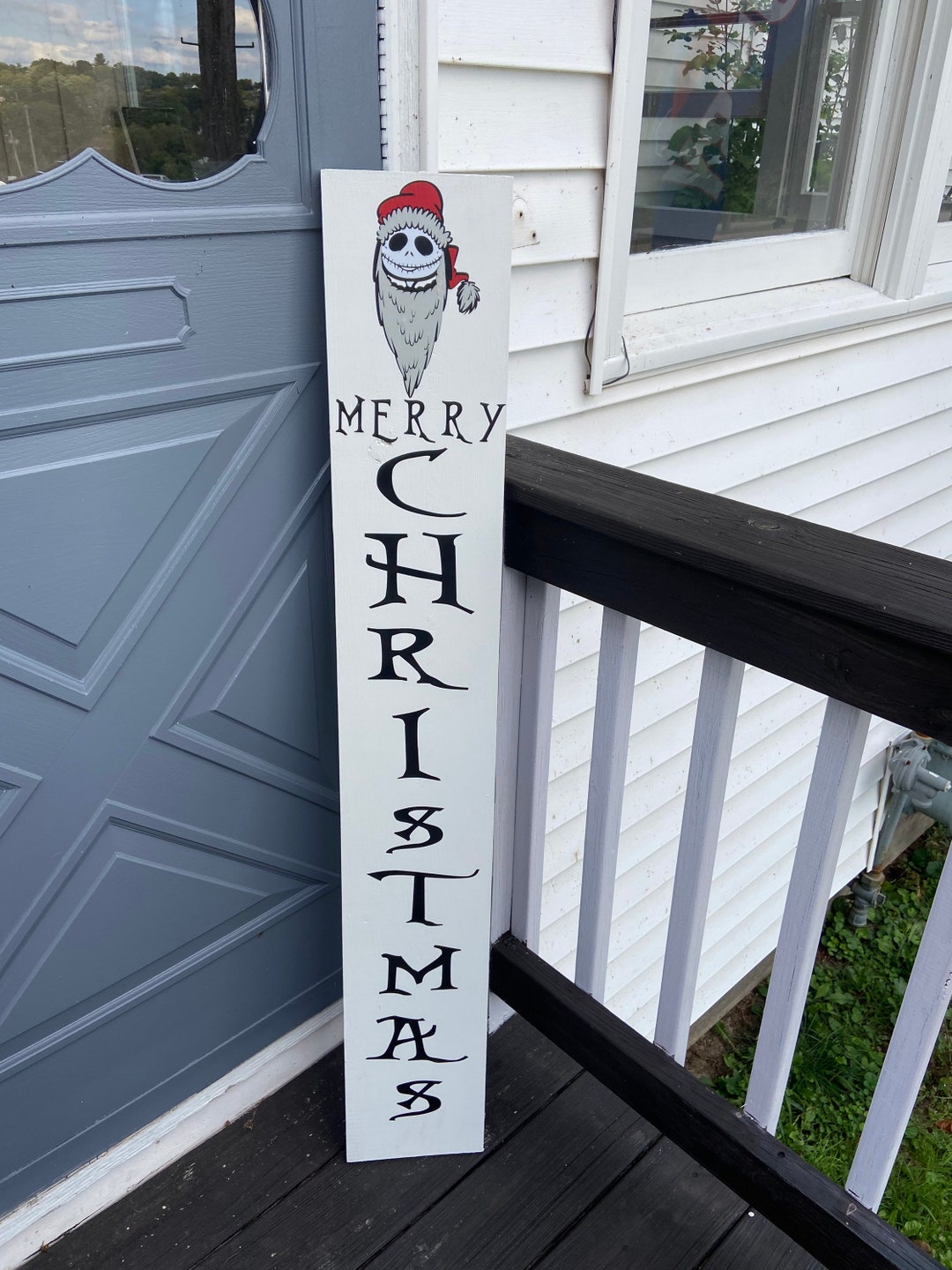 Nightmare Before Christmas Sign | Merry Christmas Sign | Jack ...