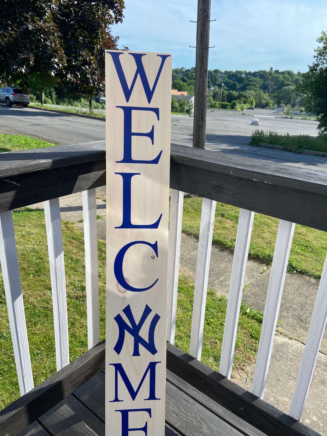 New York Yankees Welcome Sign | Yankees Sign | Baseball Sign | New York ...