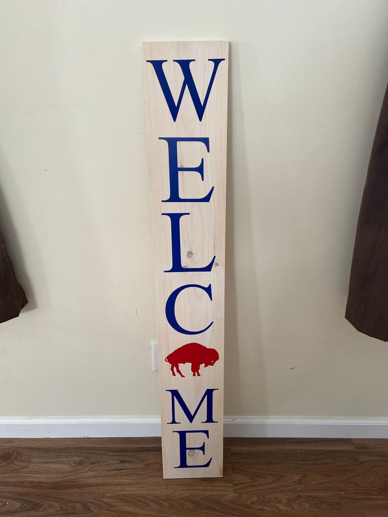 Buffalo Welcome Sign Throwback Buffalo Bills Buffalo Fan | Etsy
