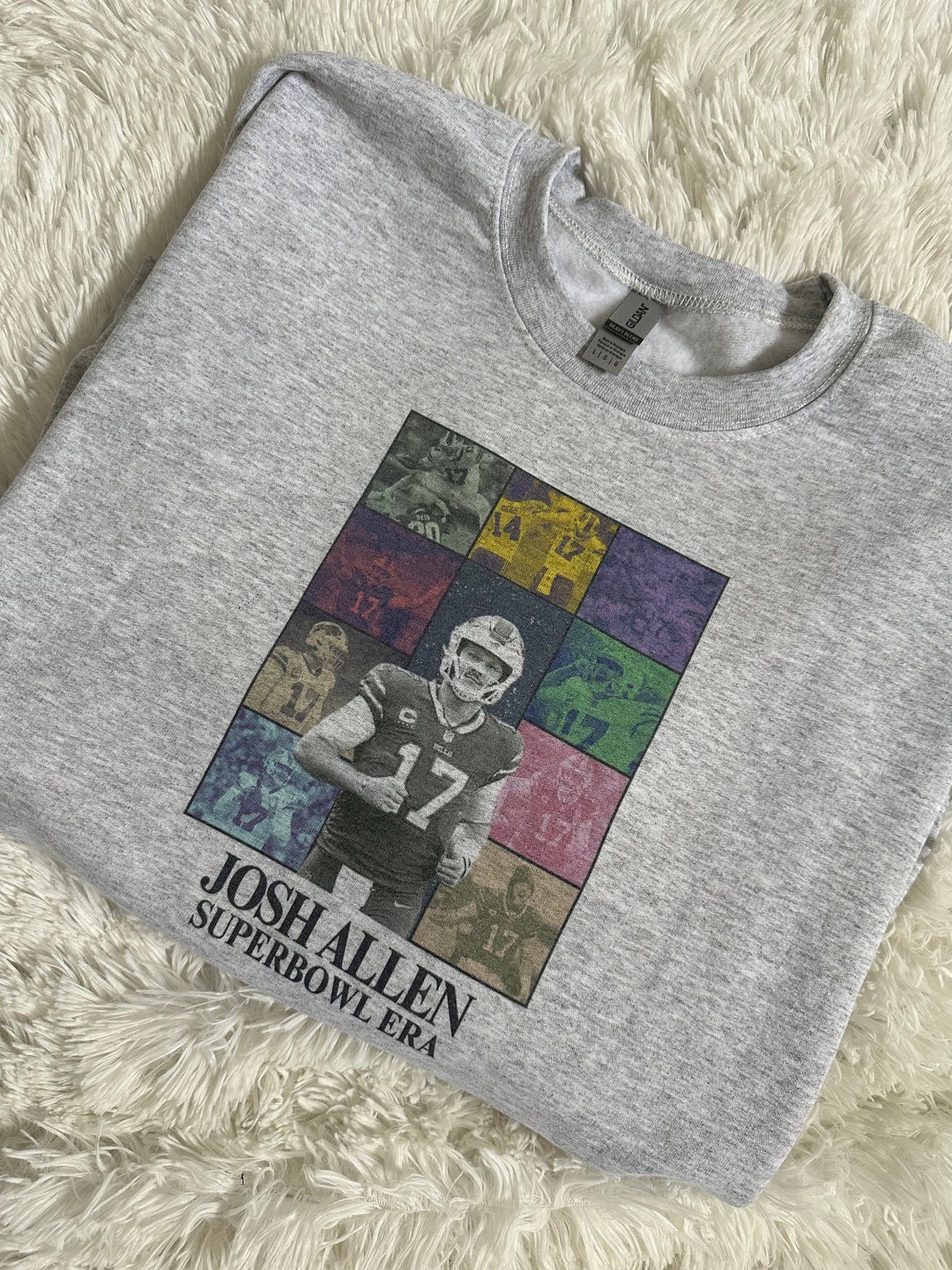 Josh Allen Era Crewneck Sweatshirt | Era Tour | Buffalo | Crewneck ...