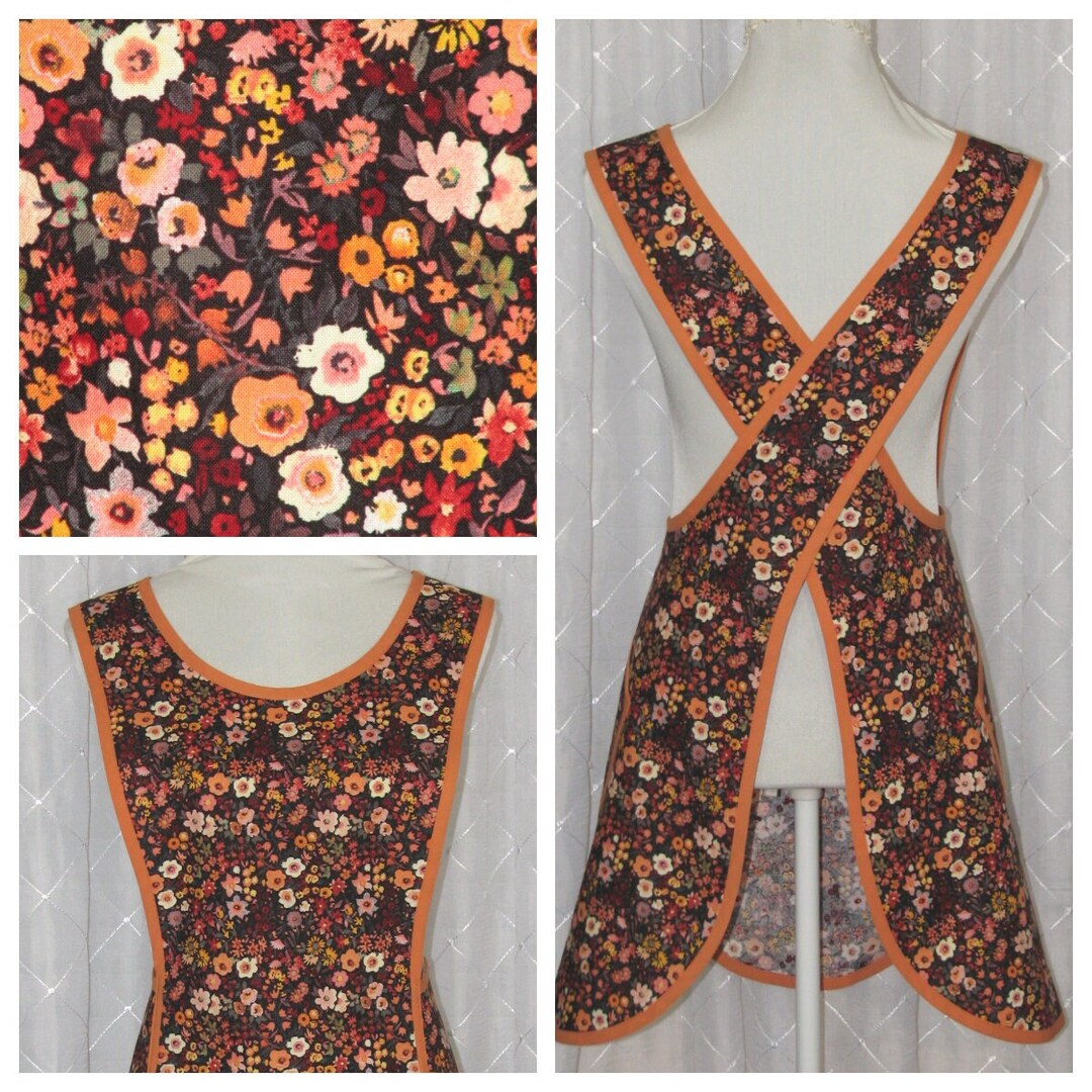 Pinafore Apron, Baking Apron, Aprons for Women, Old Fashioned Apron ...