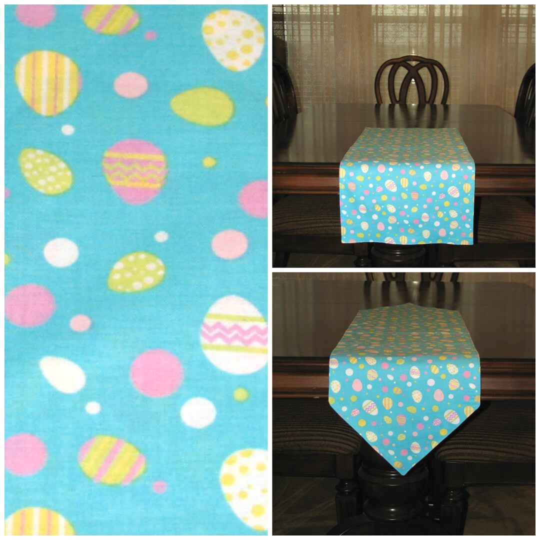 Easter Egg Table Decor, Easter Runner, Easter Table Decor, Spring Table Decor, Easter Table ...