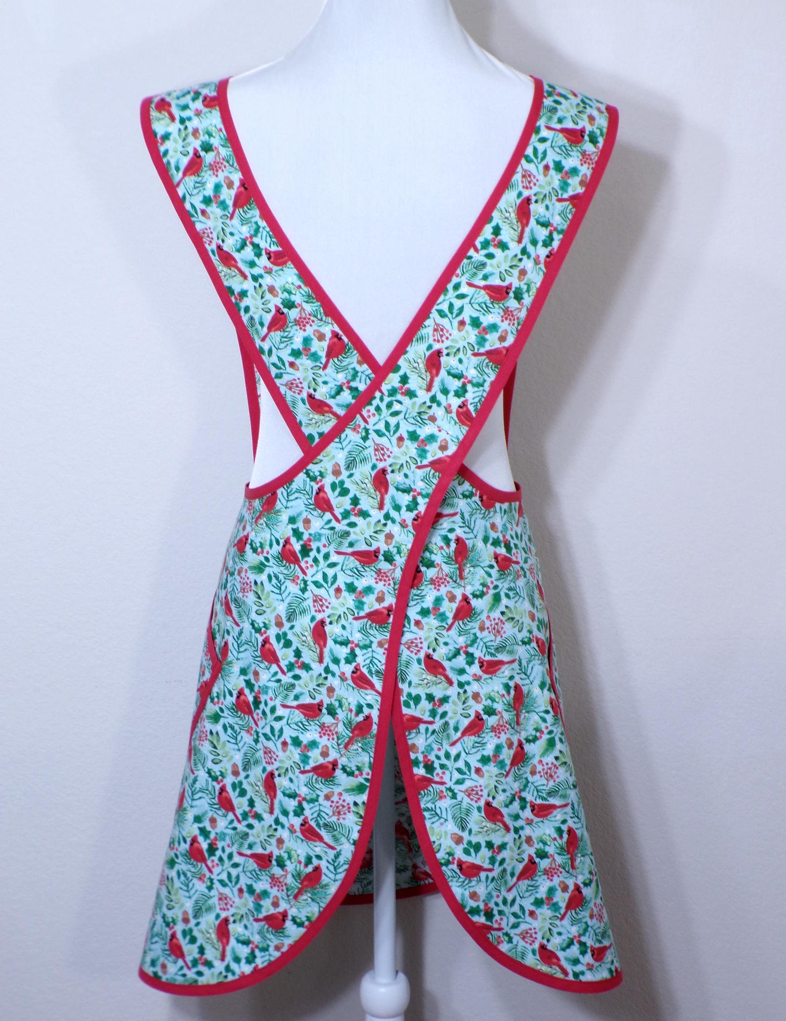 Christmas Apron, Pinafore Apron, Baking Apron, Old Fashioned Apron ...