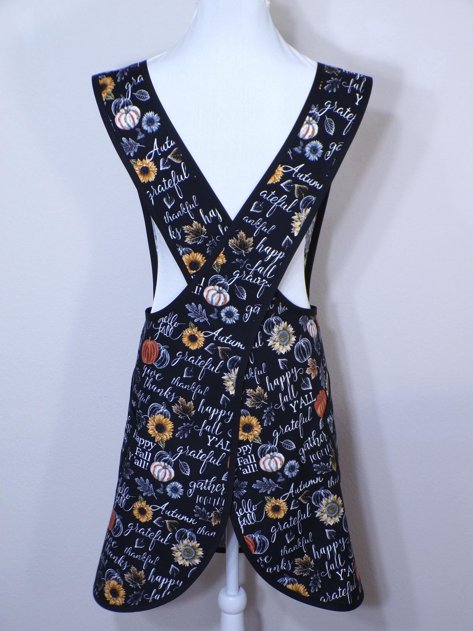 Baking Apron, Criss Cross Apron, Cross Back Apron, Old Fashioned Apron ...