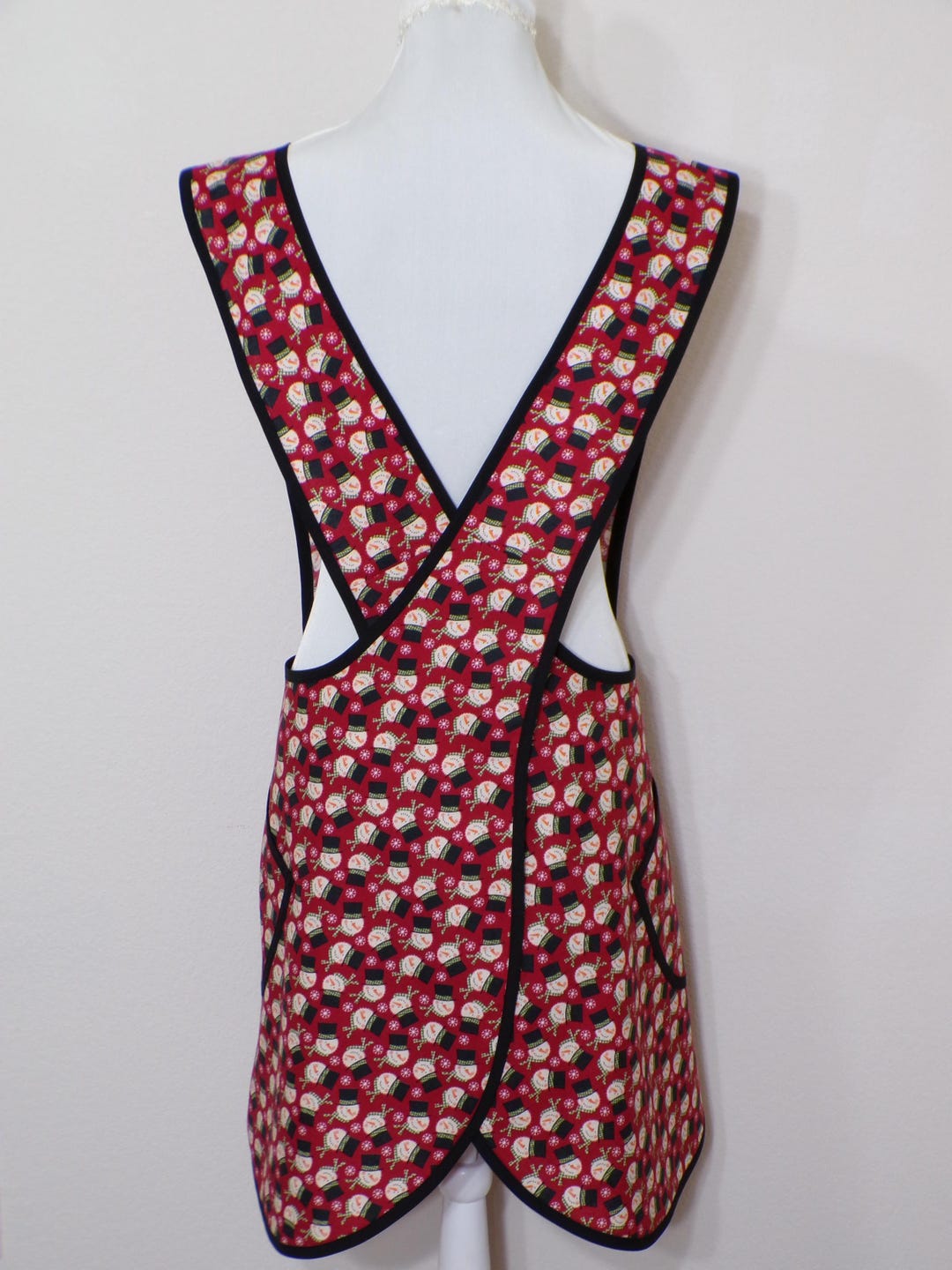 Christmas Apron, Baking Apron, Pinafore Apron, Old Fashioned Apron ...