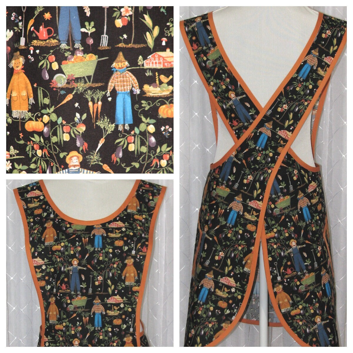 Criss Cross Apron Cross Back Apron Old Fashioned Apron - Etsy