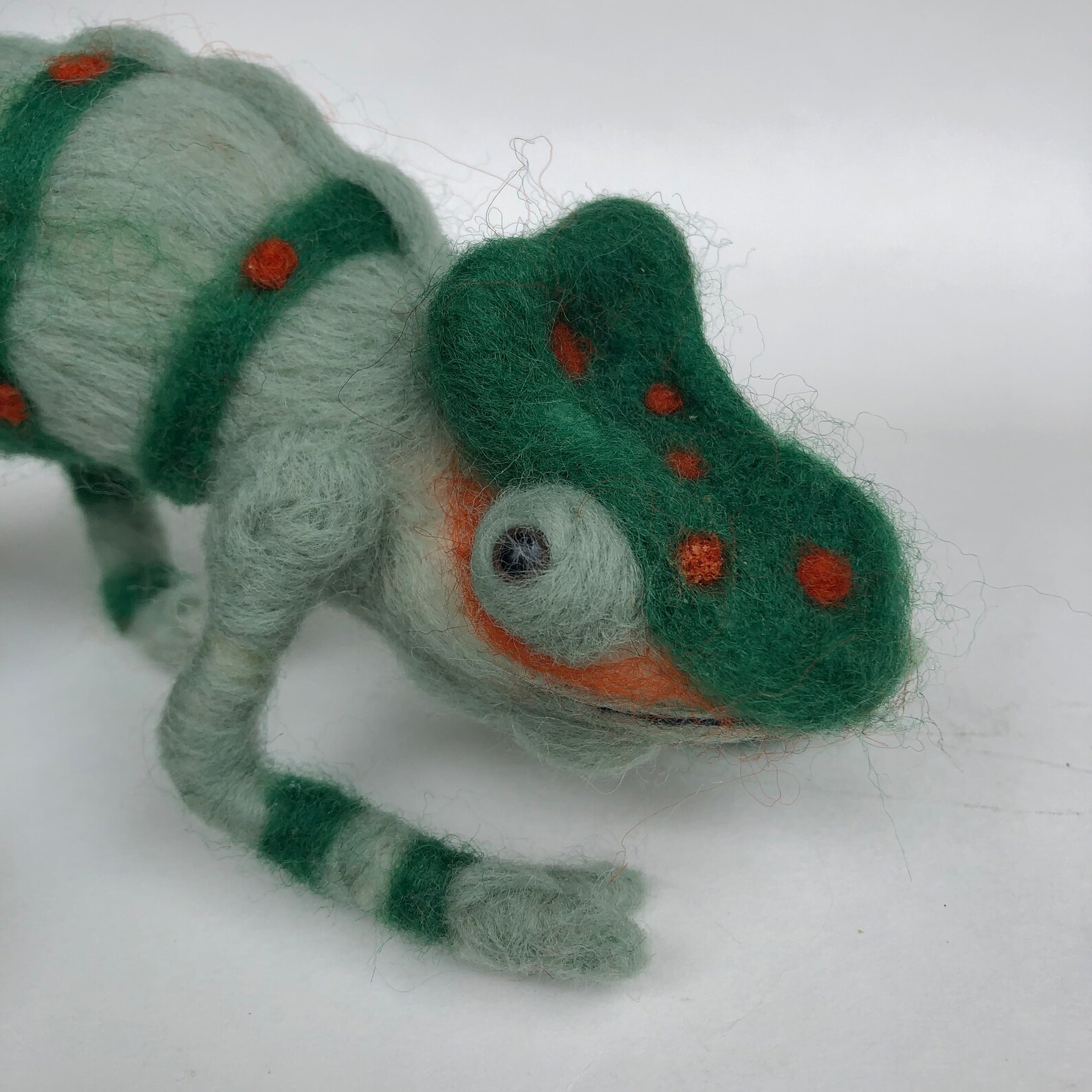 Chameleon, Needle Felt Lizard, Needle Felt Animal, Rain Forest - Etsy