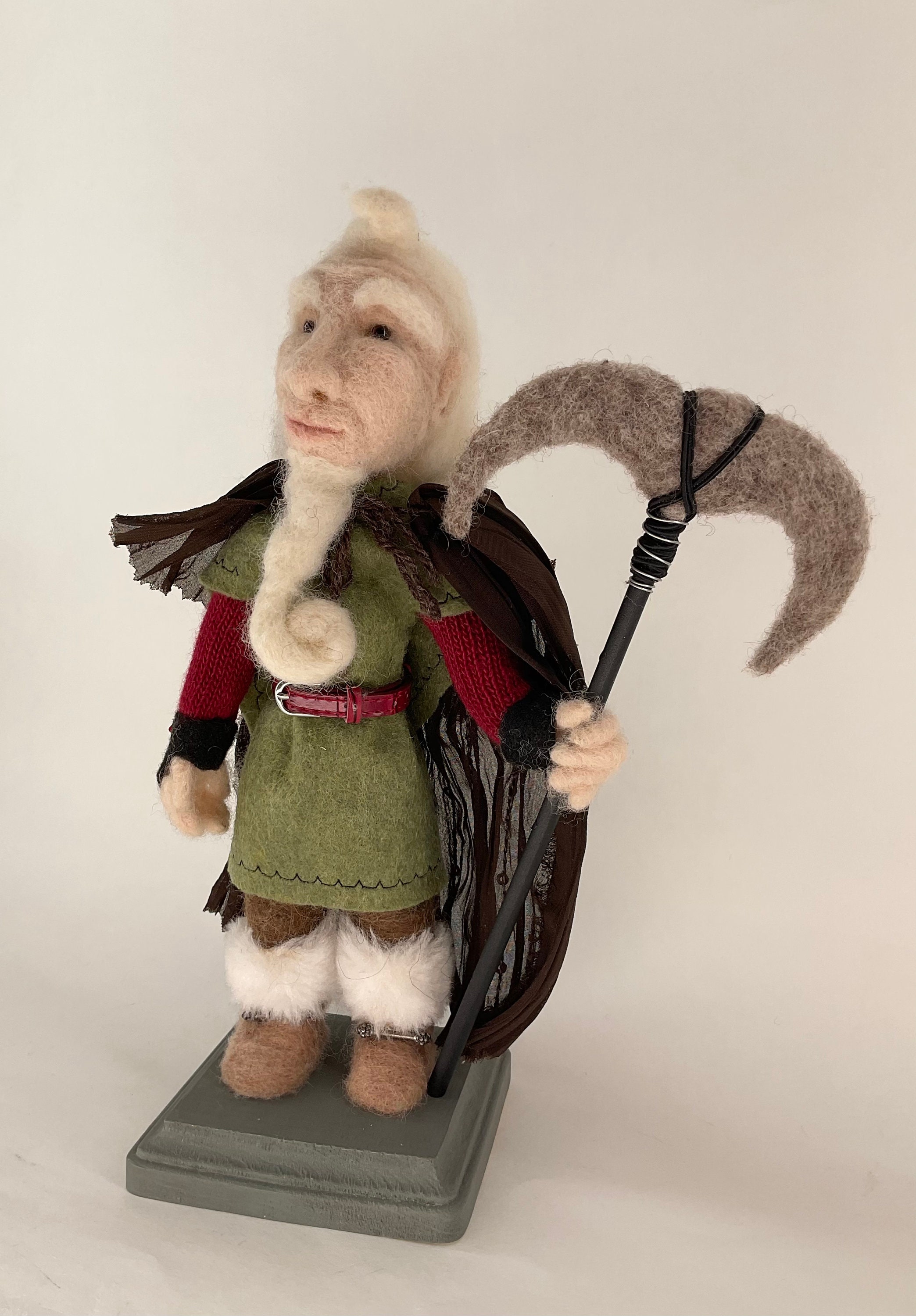Tolkien Inspired Needle Felted Dwarf , Lord of the Rings, the Hobbit ...