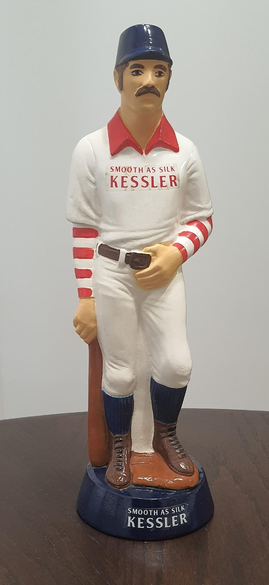 Vintage Kessler "smooth as Silk" Baseball Player Advertisement Figurine ...