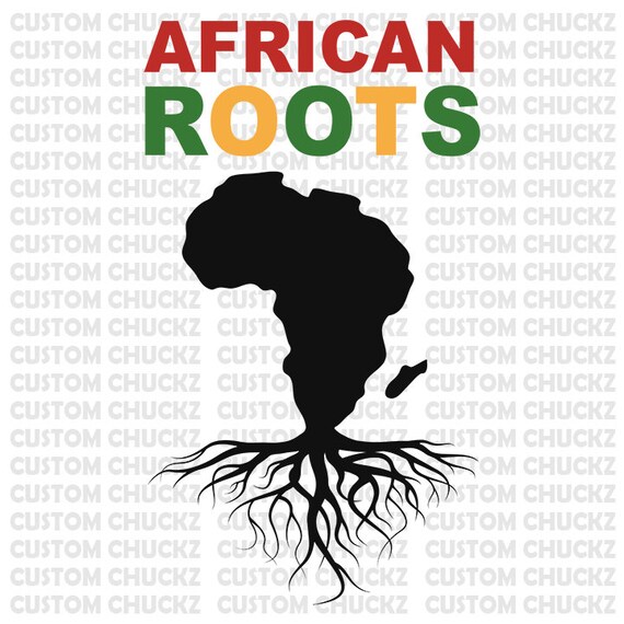 African Tree Roots Vector