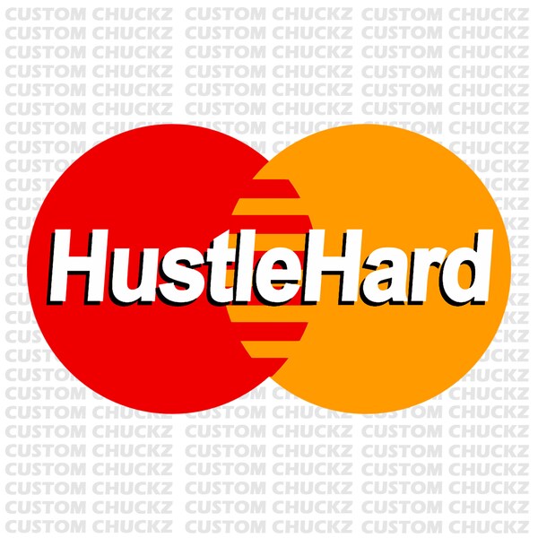 Hustle Hard Mastercard Svg - Etsy