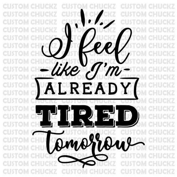 I Am Tired Clip Art