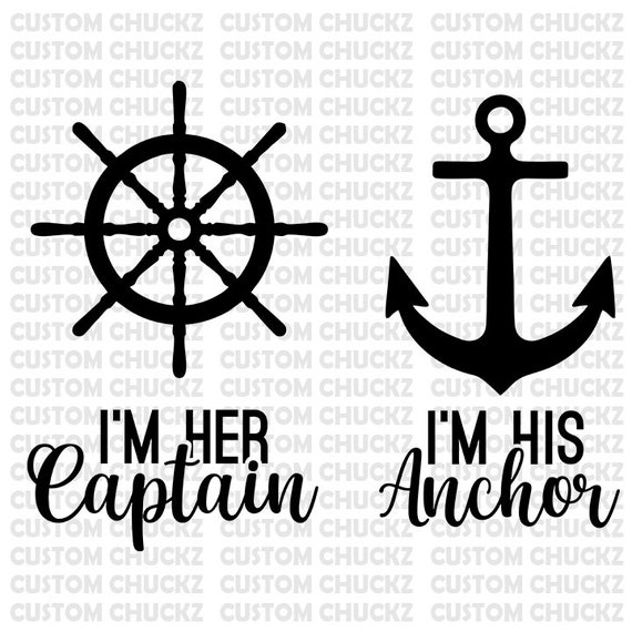 Cute Black Anchor Clip Art