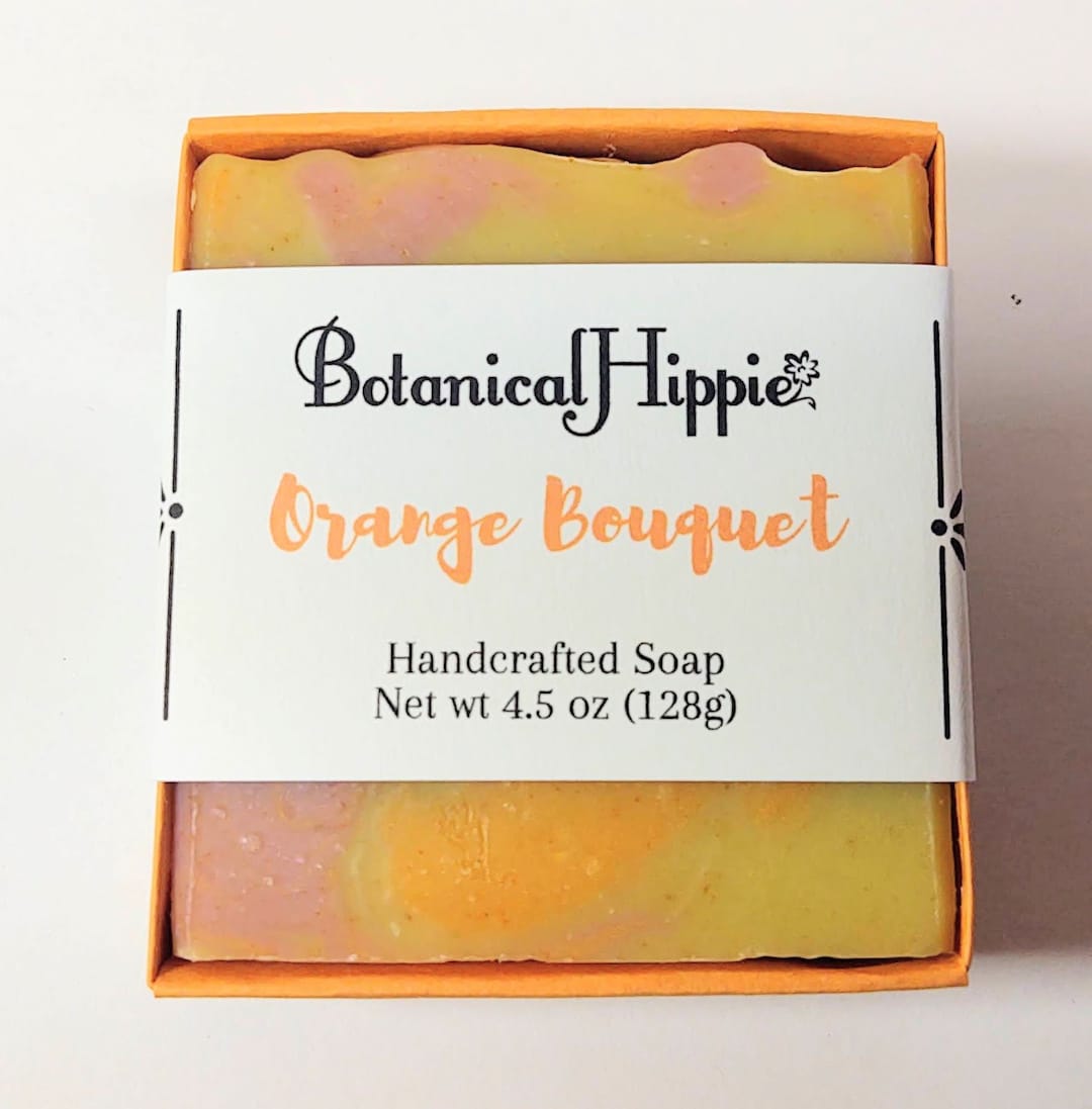 Orange Bouquet Soap, Handmade Soap Bar, Handcrafted Soap - Etsy