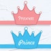 Printable Crown, Princess Party Hats, Prince Birthday Theme, Princess ...