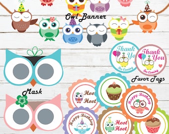 Owl Birthday Party - Etsy