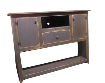 Primitive tv stand | Etsy