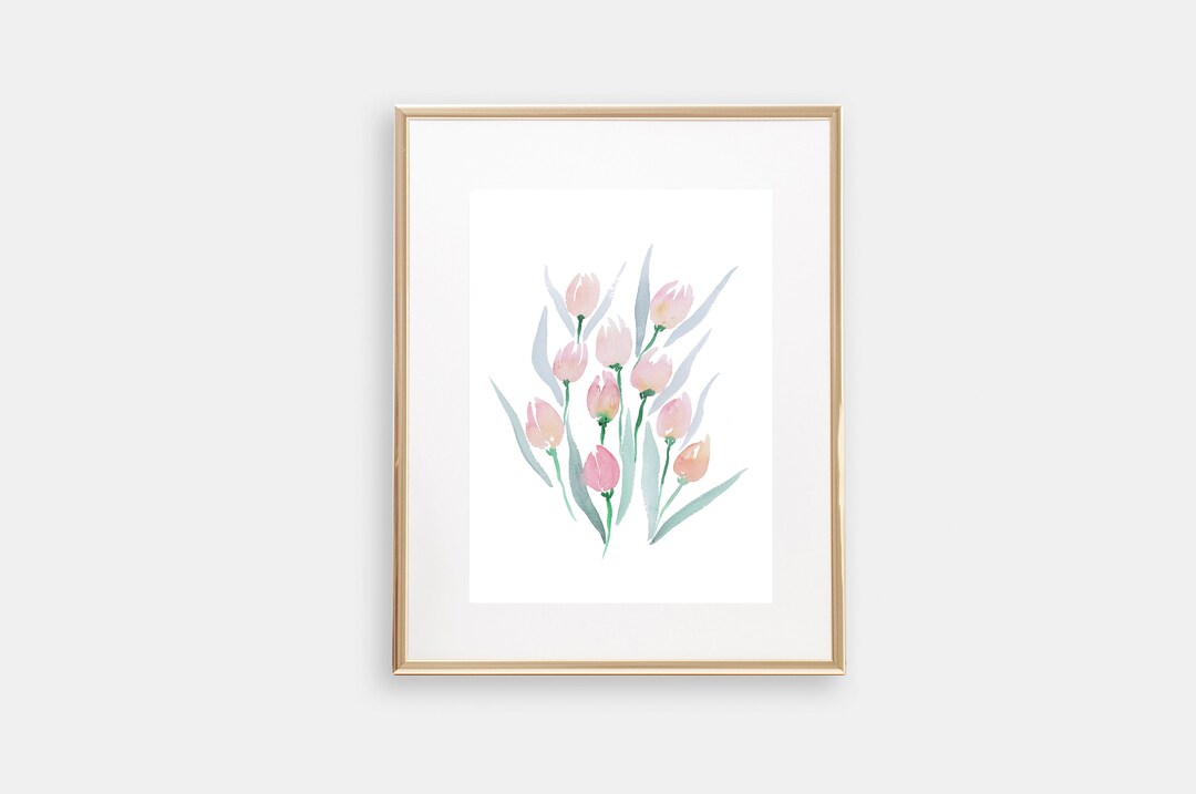 Tulip Art Print 5x7 - Etsy
