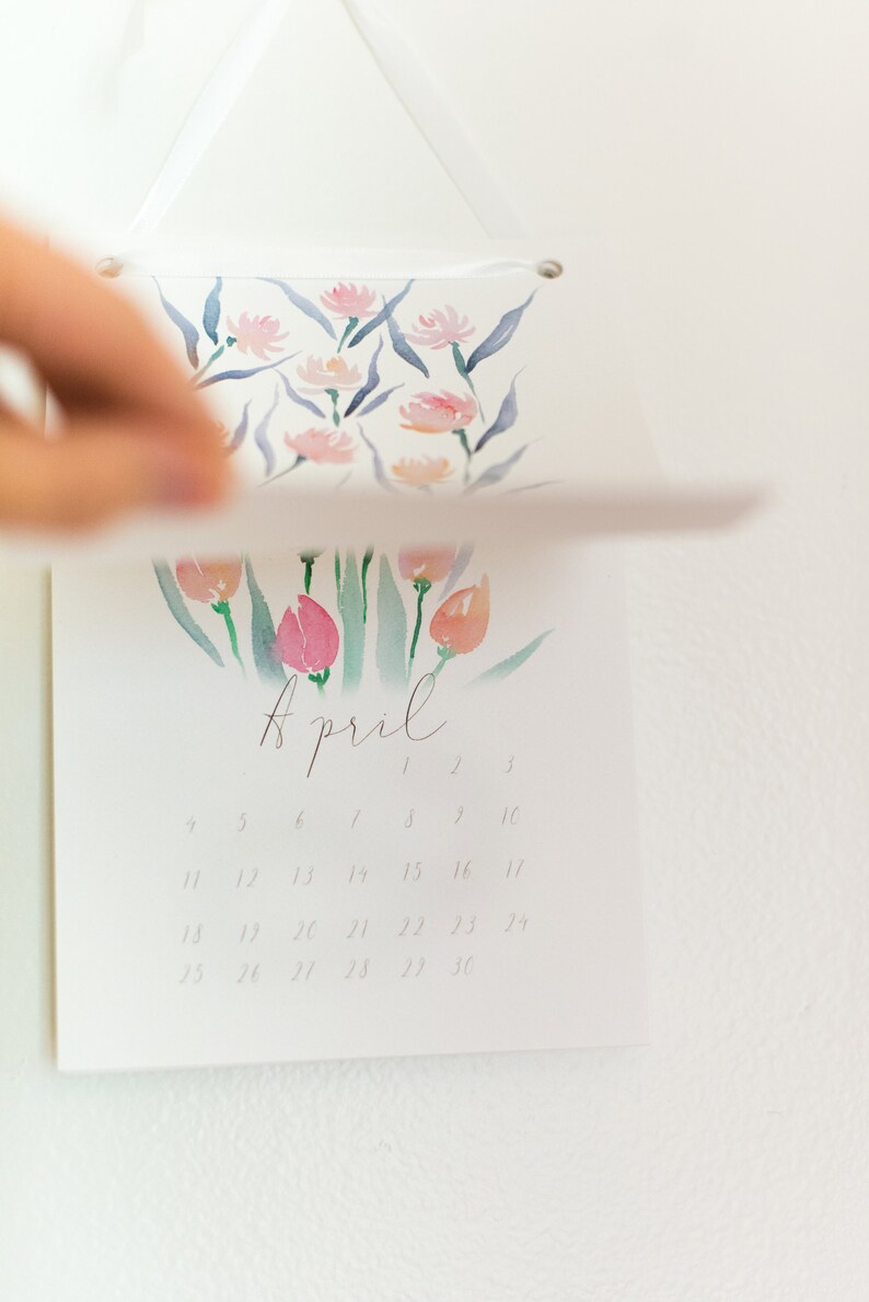 Hanging Ribbon 2021 Calendar | Etsy