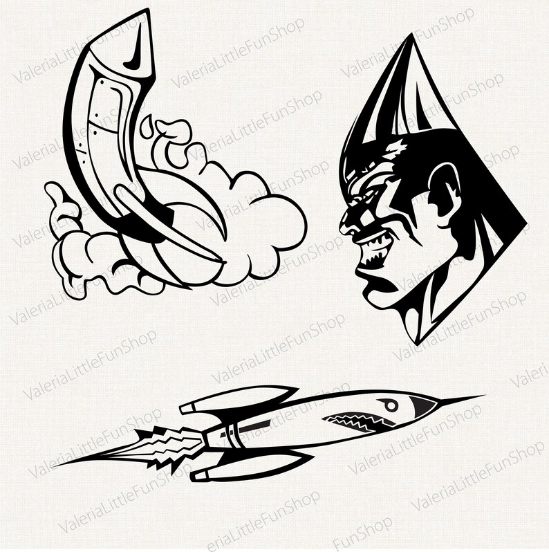 Rocket Digital Download --svg-ai-eps-pdf-png - Etsy
