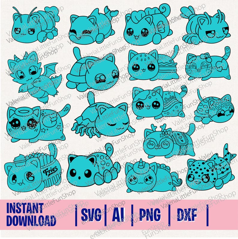 Aphmau Meemeows Mystery Plush SVG and PNG FILES - Etsy Australia