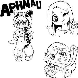 Aphmau Digital Files ,svg, Ai ,eps, Pdf, Dxf, Png - Etsy