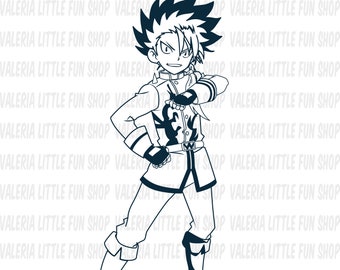Beyblade Vector Digital Files Eps Pdf Svg Dxf Png and | Etsy